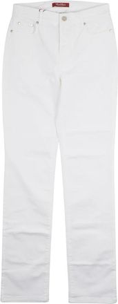 Max Mara Femme, Jeans, Blanc, Taille: 36 FR Jeans droits