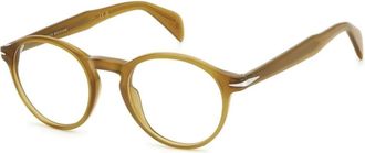 Eyewear by David Beckham Homme, Accessoires, Jaune, Taille: 49 MM DB 1185 40G Lunettes