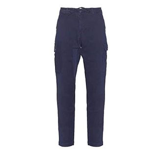 Aeronautica Pantalon cargo en gabardine stretch PA1492 Bleu, Voir photo, 52