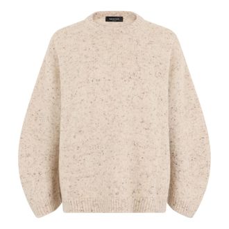 Fabiana Filippi Femme, Pulls, Beige, Taille: 36 FR Pull col rond