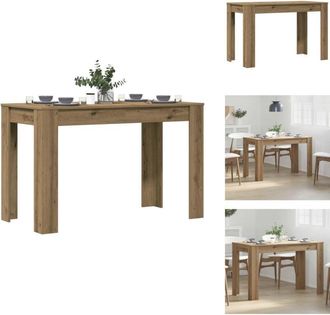 vidaXL Esstisch Artisan-Eiche 120x60x76 cm Holzwerkstoff - Esstisch - Esstische - Tisch - Tische