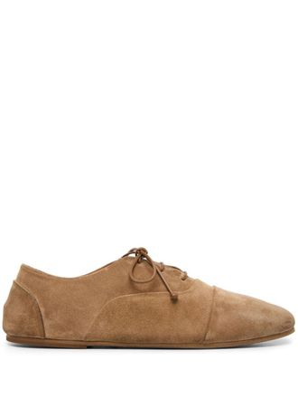 Mars&egrave;ll Steccoblocco Derby-Schuhe aus Wildleder - Braun