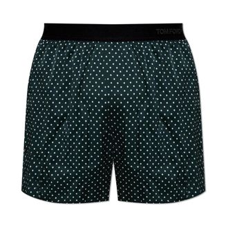 Tom Ford Homme, Sous-v&ecirc;tements, Vert, Taille: XL Boxers en soie