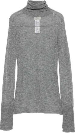Elisabetta Franchi Pull Col Rond - Gris