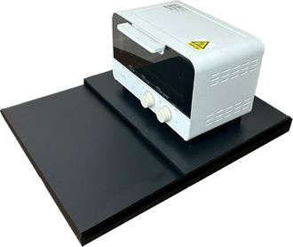 Generico Mikrowellenregal, ausziehbares Aufbewahrungsregal f&uuml;r Mikrowelle, rutschfest, f&uuml;r Kaffeemaschine, Reiskocher, K&uuml;che, Arbeitsplatten-Organizer