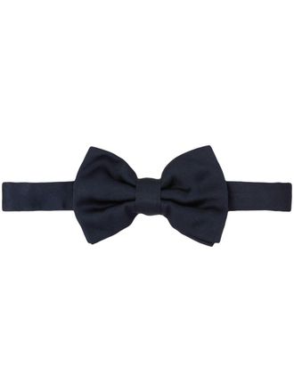 Prada noeud papillon en soie - Bleu