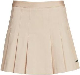 Lacoste Jupe courte pliss&eacute;e en coton stretch