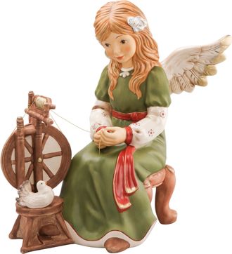 GOEBEL Himmelsboten Märchenhaftes Spinnrad - Engel