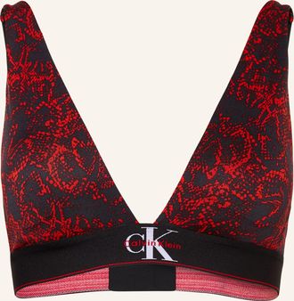 Calvin Klein Triangel-Bh Graphic Monogram rot