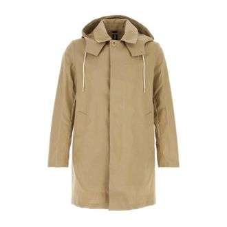 Mackintosh Cambridge Short Hooded Coat - - Coats - Herren - Beige - S