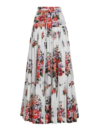 Dolce & Gabbana Jupe Longue - Blanc