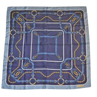 Cartier Pre-owned Silk Scarf - Femme - Pre-owned - Bleu - Taille: ONE Size