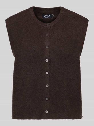 Only Regular Fit Pullunder mit einreihiger Knopfleiste Modell SIMONI