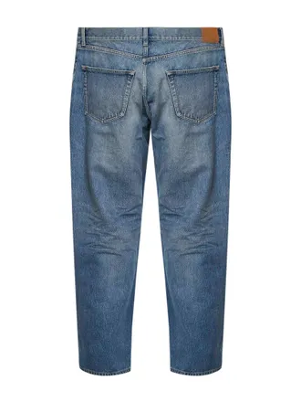 Saint Laurent Mens Jeans Mick Blue Denim Cotton
