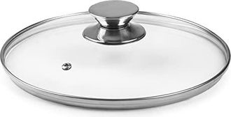 Ibili 971630 - Glasdeckel, Knauf aus Edelstahl, 30 cm