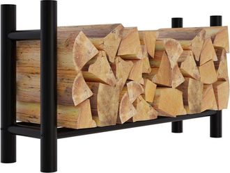 Clp Porte-bois dArdere medya noir autour, 30x100x60 cm