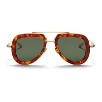 Valentino Aviator-Sonnenbrille in Honig Schildkr&ouml;te/Gold - - Accessories - Damen - Gelb - ONE SIZE