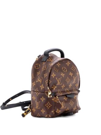 Louis Vuitton mini sac &agrave; dos Palm Springs - Marron