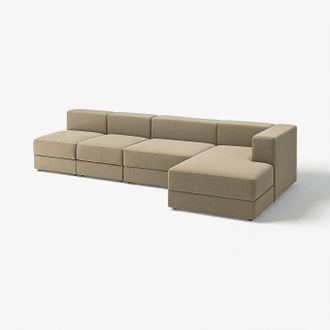 IKEA J&Auml;TTEBO 4,5er-Sitzelement + R&eacute;camiere