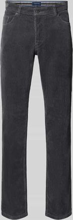 Christian Berg Straight Fit Stoffhose in Cord-Optik