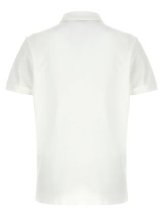 Polo Ralph Lauren Logo-Embroidered Piqu&eacute; Cotton Polo - White