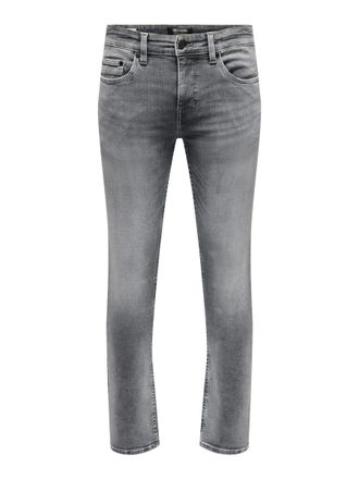 Only & Sons Male Slim Fit Jeans ONSLOOM Niedrige Taille Slim Fit Jeans