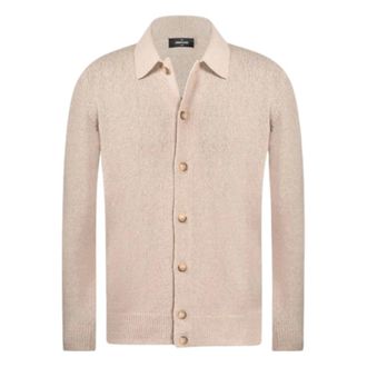 Gran Sasso Homme, Pulls, Beige, Taille: 2XL Cardigan