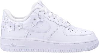 Nike Femme, Sport, Blanc, Taille: 36 1/2 EU Air Force 1 07 Florette