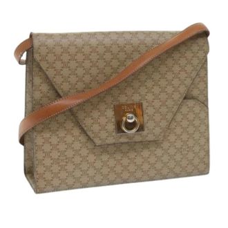 Celine Sac bandouli&egrave;re vintage macadam Pre-owned - Femme - Pre-owned - Beige - Taille: ONE Size