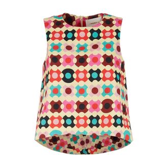 La DoubleJ Femme, Blouses et Chemises, Multicolore, Taille: 36 FR Blouse Trap&egrave;ze &Eacute;chelle Sup&eacute;rieure