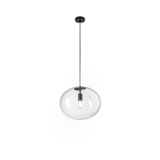 Luce-Ambiente-Design Black Metal Galaxy Suspension with 40 Cm Glass Diffusers