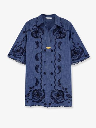 Zimmermann Aster denim mini dress - ZIMMERMANN - gender_Woman