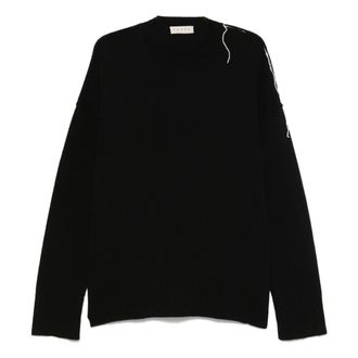 Paura Riccione Rundhals-Pullover - - Knitwear - Herren - Schwarzk - XL