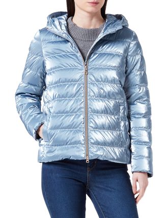 Geox Damen W Myluse Down Coat, Stonewash, D38(I 44)
