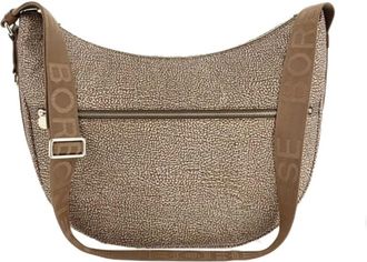 Borbonese Femme, Sacs, Beige, Taille: ONE Size Luna Bag Middle