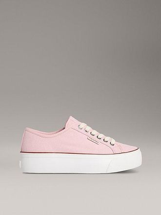 Calvin Klein Baskets compensées en toile