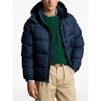 Ralph Lauren Hooded Padded Down Jacket - Navy
