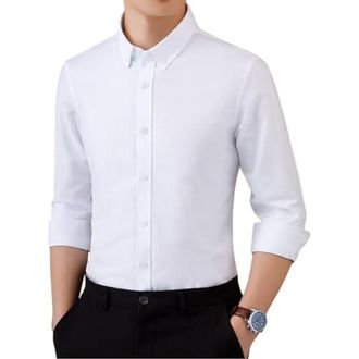 Generic Chemise Oxford classique &agrave; manches longues pour homme, chemise d&eacute;contract&eacute;e pour le printemps et lautomne, Couleurs 3, 4XL