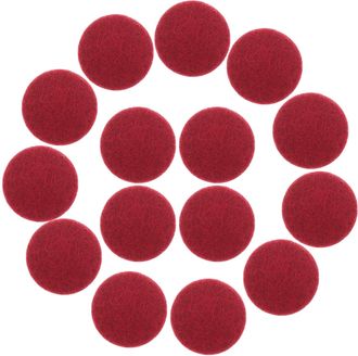 Amosfun Garneck 100 Runde Duftkissen aus Baumwolle f&uuml;r &Auml;therische &Ouml;le Wiederverwendbare Diffusorpads Vielseitiges Zubeh&ouml;r f&uuml;r Auto Diffusor und Raumluft