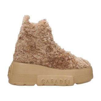 Casadei Nexus Senales Faux Fur - - Shoes - Damen - Braun - 36 EU