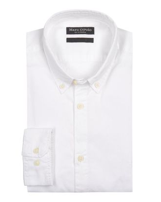 Marc O'Polo Baumwollhemd mit dezenter Struktur, Regular Fit in