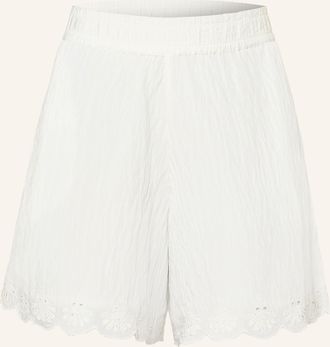 Watercult Watercult Shorts Treasured Trove Mit Lochstickereien weiss