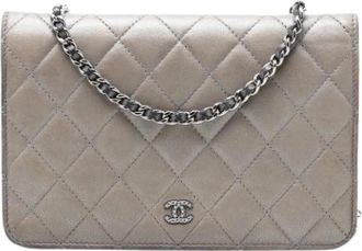 Chanel Sac Mini Flap Pre-owned - Femme - Pre-owned - Gris - Taille: ONE Size