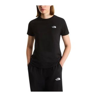 The North Face Femme, Tops, Noir, Taille: 42 FR T-shirt &agrave; manches courtes et col rond