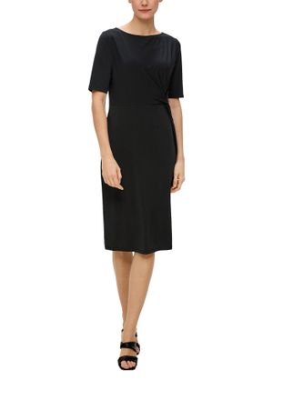 s.Oliver Black Label Midi Kleid mit Allover Print