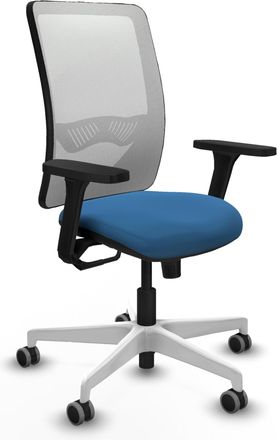 Piqueras y Crespo Verstellbarer Schreibtischstuhl Zulema mit 3D-Armlehnen, h&ouml;henverstellbare Lendenwirbelst&uuml;tze, ausgestattet mit Sincro 3 Positionen und Schneideschaum