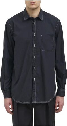 Paura Homme, Chemises, Noir, Taille: S Camicia Talete Oversize