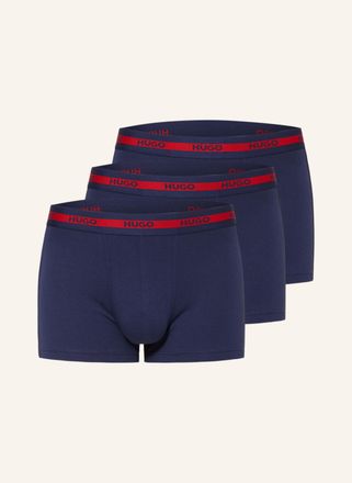 HUGO BOSS Hugo 3er-Pack Boxershorts Triplet Planet blau