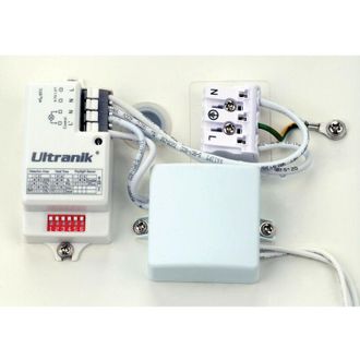 Aric Aric - C4 cct s- Plaf./Appl. Mur IP44 led int&eacute;g. 22W 4000K 1900lm sensor chrome 50515