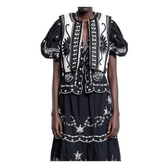 Sea NY Femme, Vestes, Multicolore, Taille: 38 FR Ambrose Soutache Vest